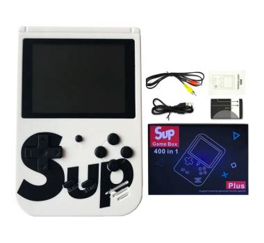 Mini Game Portátil Sup Game Box Plus 400 Jogos Na Memoria Branco
