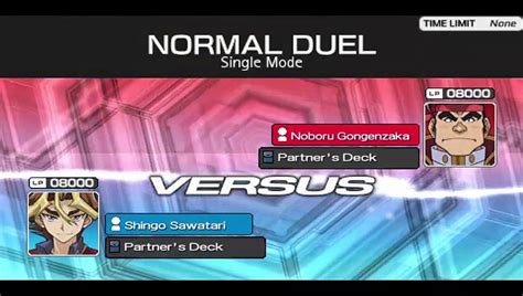 Yu Gi Oh ARC V Tag Force Special PSP Shingo Sawatari VS Noboru