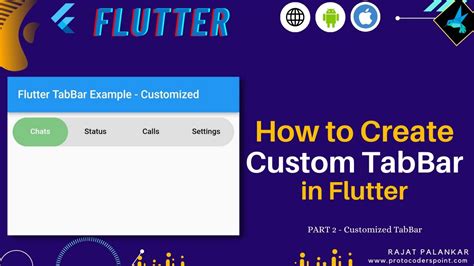 How To Create Custom TabBar In Flutter Part 2 YouTube