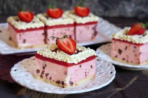 Przepis Na Ciasto Stracciatella Truskawkowa Bez Pieczenia RITA Food