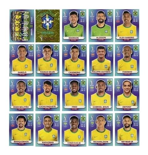 Figurinhas Copa Do Mundo Sele O Brasileira Completa Elo