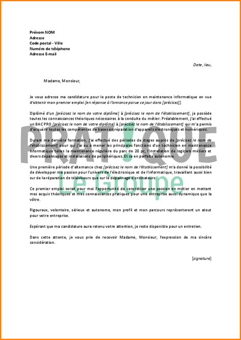 Lettre De Motivation Agent De Maintenance Industrielle Laboite Cv Fr