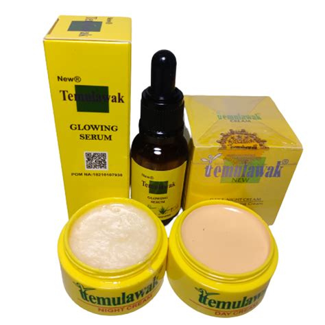Paket Cream Temulawak Susun Serum Temulawak Glowing Lazada Indonesia