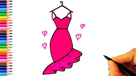 Kolay Elbise Cizimi Elbise Nasil Cizilir Kolay Cizimler How To Draw A
