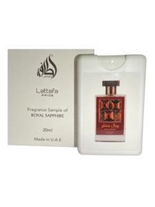 Lattafa Pride Royal Sapphire Eau De Perfume Spray 20ml Unisex Al Affan