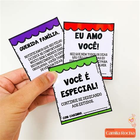 RECADINHOS DE INCENTIVO Professora Camila Rocha