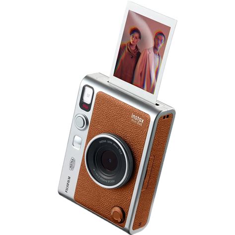 Fujifilm Instax Mini Evo Hybrid Instant Camera Brown Walmart