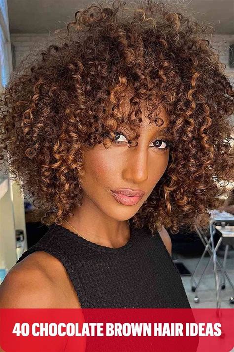 Stunning Chocolate Curls Brown Curls Brown Curly Hair Colored Curly