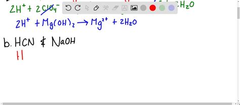 SOLVED Write The Balanced Formula Complete Ionic And Net Ionic