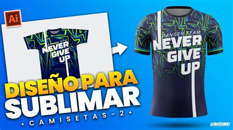 Como hacer un diseño para sublimar camisetas en l adobe illustrator
