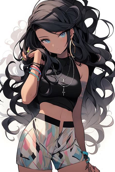 Anime Girl 3 Digital Art By Sunny Daye Fine Art America