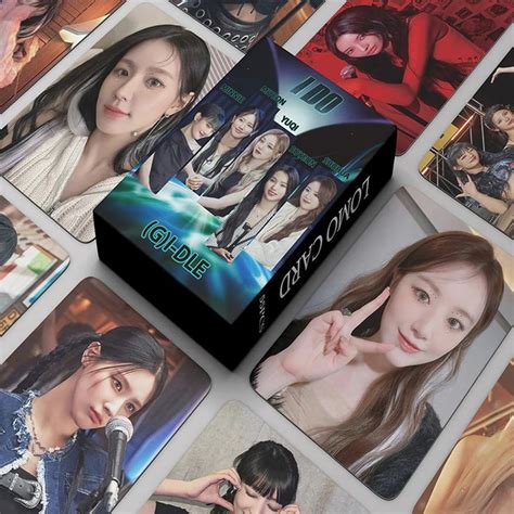 55 Pcs GIDLE Photocards Gidle Merch Miyeon Minnie Soyeon Yuqi Shuhua