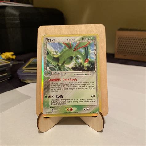 Pokémon TCG Flygon EX Holon Phantoms 7 Holo Holo Rare REVERSE HOLO MP