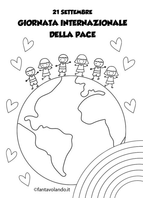 Giornata Internazionale Della Pace Settembre Disegni Da Colorare