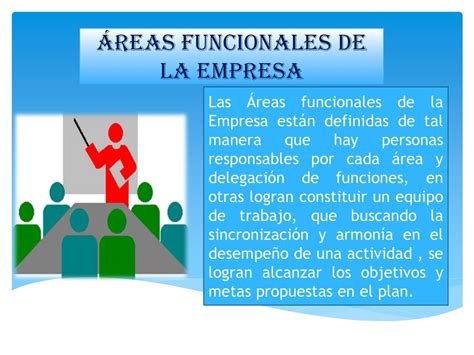 ÁREAS FUNCIONALES DE LA EMPRESA ppt descargar