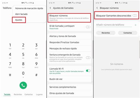 Cómo puedo bloquear llamadas de números desconocidos en mi teléfono