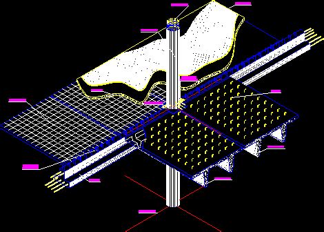 Losa Tt Prefabricada En AutoCAD Librería CAD