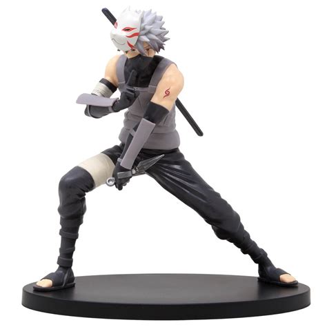 Banpresto Naruto Shippuden Vibration Stars Hatake Kakashi II Figure Gray