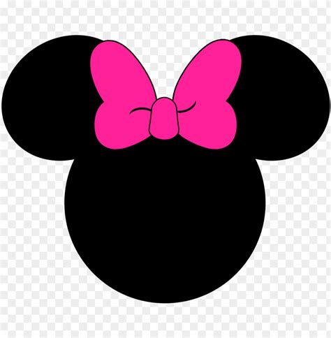 Silhouette Minnie Mouse At Getdrawings Minnie Mouse Head Png