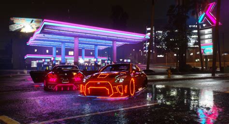 Vehicles Nissan GTR R35 Animated Lights VAG Premium FiveM