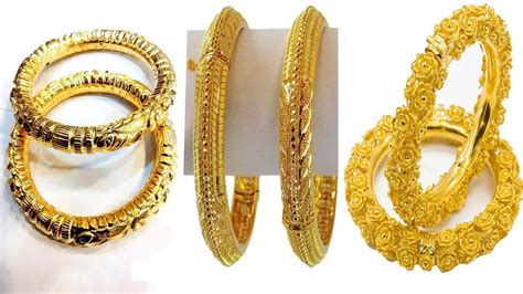 Latest Gold Bangles Churi And Kankan Designs Bengali Gold Bangles