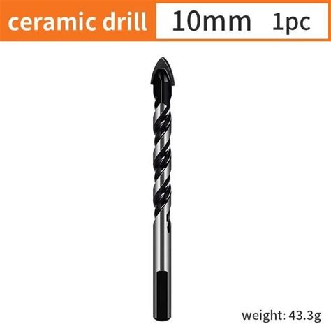 ENCLUME 10mm 1pcs jeu de forets triangulaires pour le perçage des
