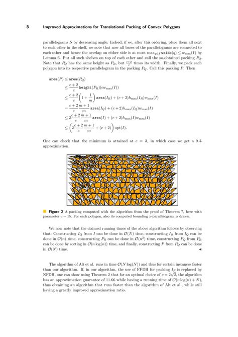 improved approximations for translational packing of convex polygons deepai