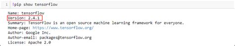 Tensorflow Python