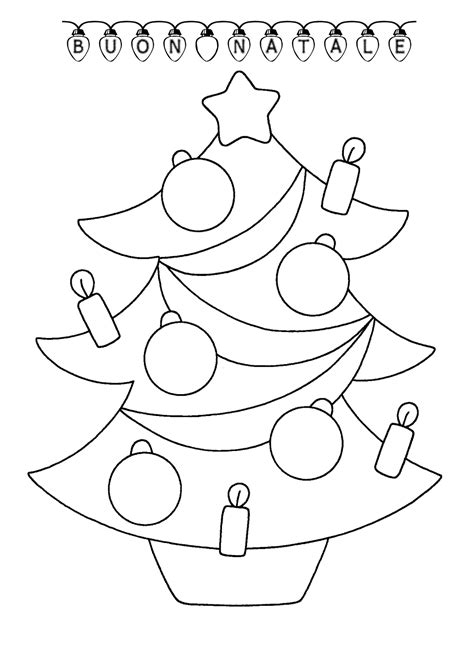 La Maestra Linda Schede Natale Da Colorare L Albero