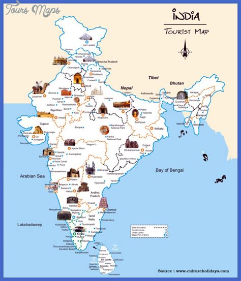 India Map Tourist Places Draw A Topographic Map