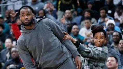 Lebron James And His Wife
