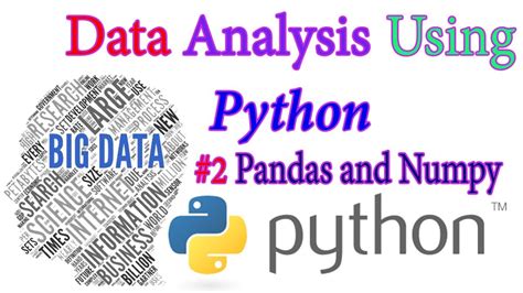 configuring pandas and numpy in python python data science and big data tutorial 2 youtube