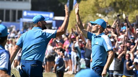 Nicolai Hojgaard Holes Monster Putt On First Hole As A Ryder Cup Player