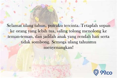 20 Ucapan Ulang Tahun Untuk Anak Laki Laki Yang Menyentuh Hati Portal