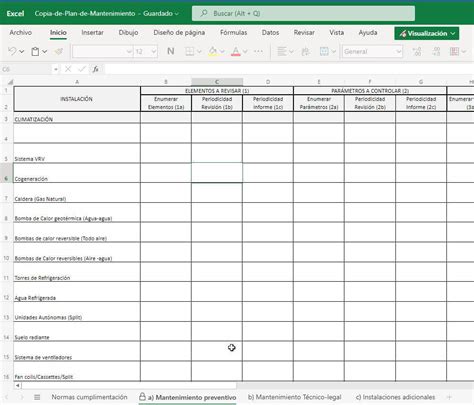 Plantilla Mantenimiento Preventivo Para Excel Gratis 2024