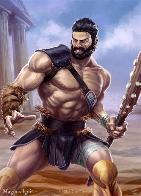 ArtStation Hercules Peter Lumby Hercules Gladiator Characters