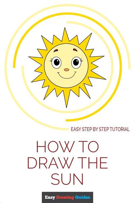 How To Draw A Smiling Sun Really Easy Drawing Guides Drawing