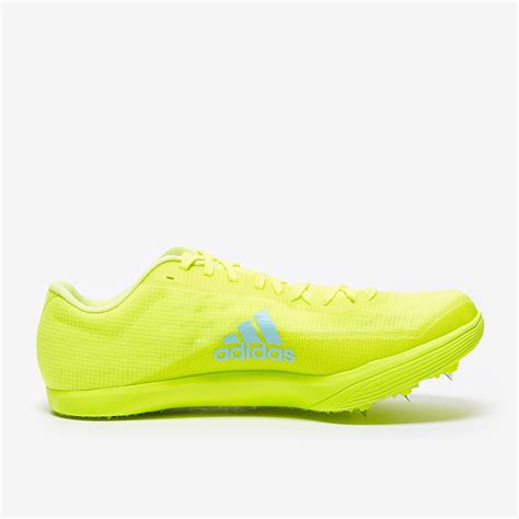 Adidas Adizero Long Jump Solar Yellow Clear Aqua Core Black Mens