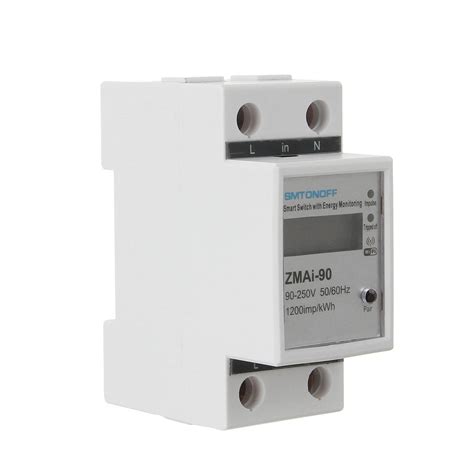 Smart Life Tuya APP Single Phase Din Rail WIFI Smart Energy Meter Power