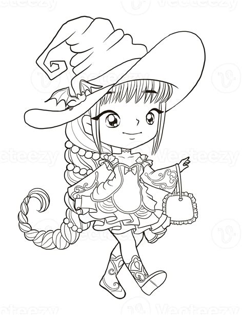 Halloween Doodle Halloween Witch Coloring Pages For Girls Adult
