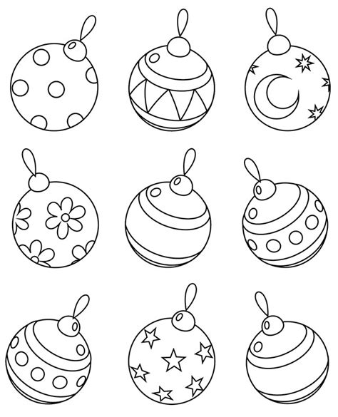 Coloriage Boules De Noel Couleur Dessin Gratuit Imprimer