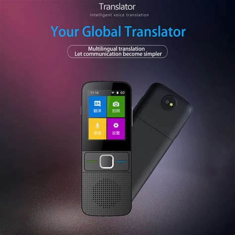 Traductor de voz de dos vías 137 idiomas WiFi traductor portátil