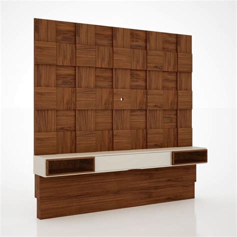 Painel Bancada Suspensa Para Tv Até 60 Pol Tb126l Nobre off White