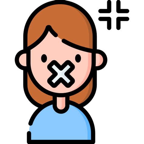 No Talk Special Lineal Color Icon