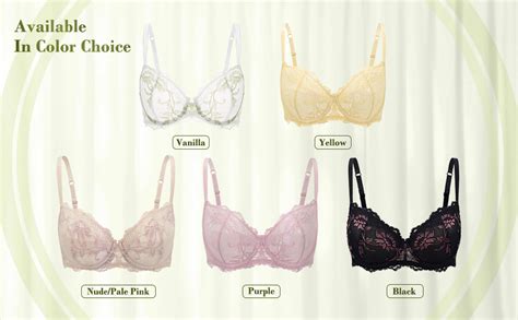 Wingslove Womens Lace Bra Beauty Sheer Sexy Bra Non Padded Underwired Unlined Bra At Amazon