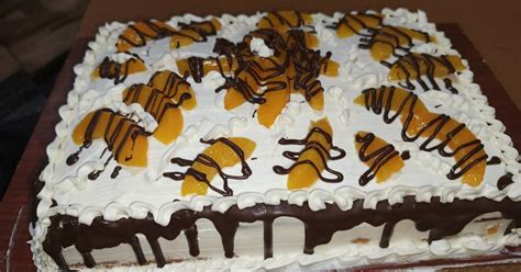 Torta De Durazno Y Crema Receta De Araceli Salvo Cookpad