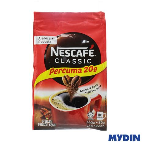 Nescafe Classic Refill Pack 200g FOC 20g Shopee Malaysia
