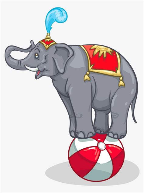 Circus Elephant Cartoon Royalty Free Vector Image Clip Art Library