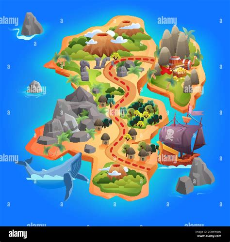 Carte Au Tresor Treasure Map