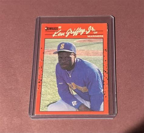 Donruss Ken Griffey Jr Ultra Rare Misprint Error Card Ebay